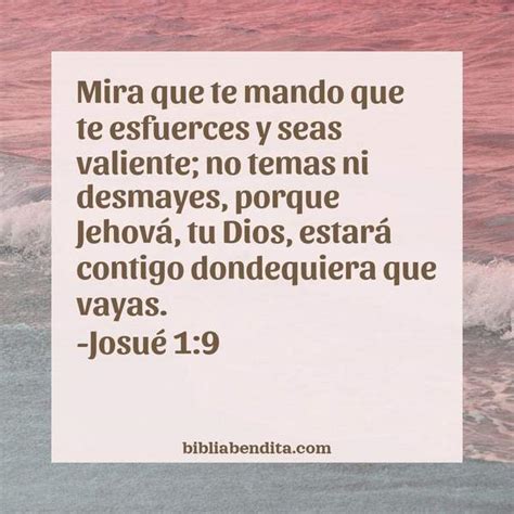 Explicación Josué 1 9 Mira que te mando que te esfuerces y seas