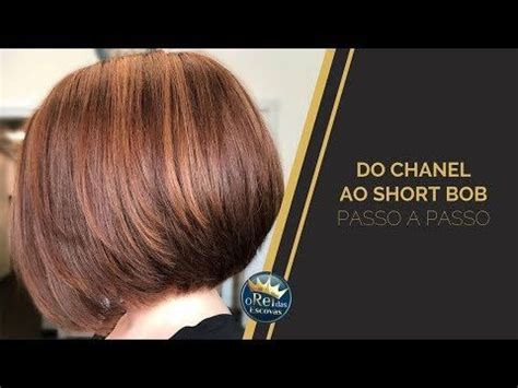 DO CHANEL AO SHORT BOB Passo A Passo Corte De Cabelo Chanel Bobs