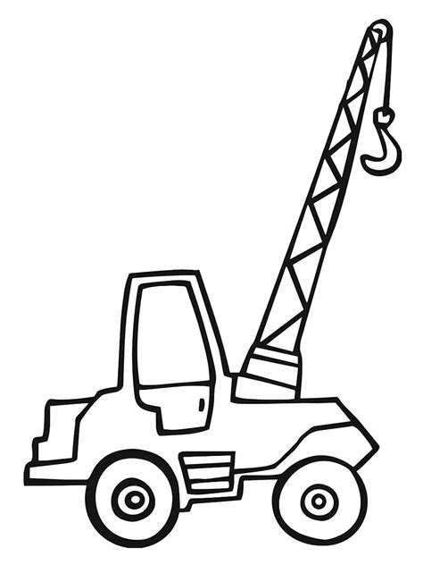 Desenhos De Guindastes Para Colorir