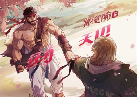 Ryu And Ken Masters Street Fighter And More Drawn By Yuiofire
