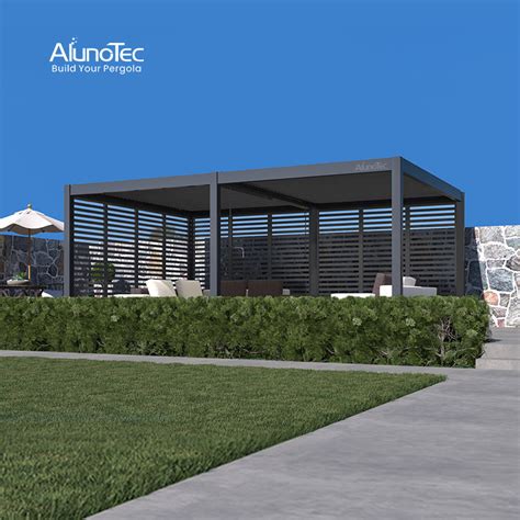 Alunotec Persiennes De Toit R Glables En Aluminium Pour L Ext Rieur