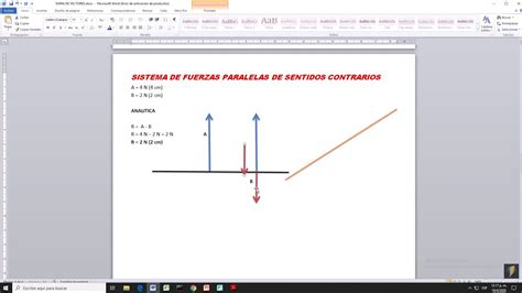 SISTEMA DE FUERZAS PARALELAS DE SENTIDO CONTRARIO REPASO YouTube