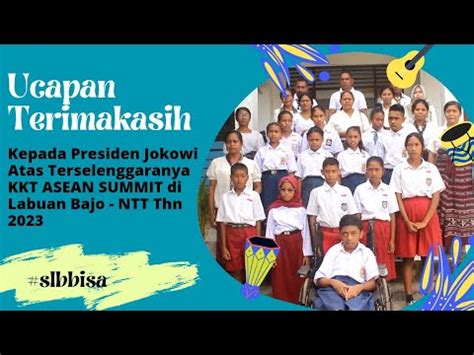 Ucapan Terima Kasih Kepada Presiden Jokowi Atas Penyelenggaraan ASEAN