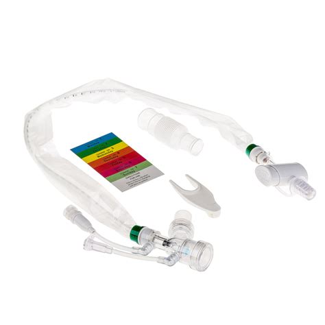 PVC Medical Closed Suction System Y Piece 24H Tracheostomy 14Fr 300mm