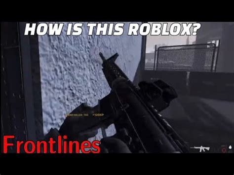 New Best Roblox FPS Game ROBLOX Frontlines Gameplay YouTube