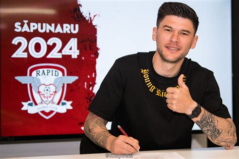Cristi Săpunaru și a prelungit contractul cu Rapid Decizia a fost