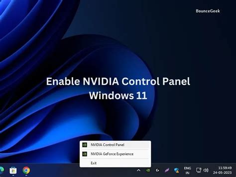 How To Fix Nvidia Control Panel Missing On Windows Quickly Bouncegeek