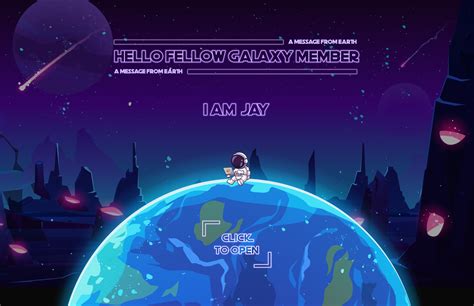 Space Themed Portfolio Figma