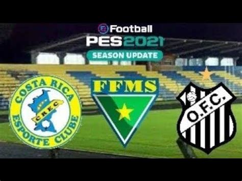 COSTA RICA MS X OPERÁRIO MS CAMPEONATO SUL MATO GROSSENSE 8ª RODADA