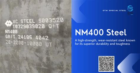 NM400 Steel An Wear Resistant Plate With 400 HB Otai Special Steel