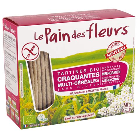 Tostada Multicereales Bio Le Pain Des Fleurs Sin Trazas De Leche