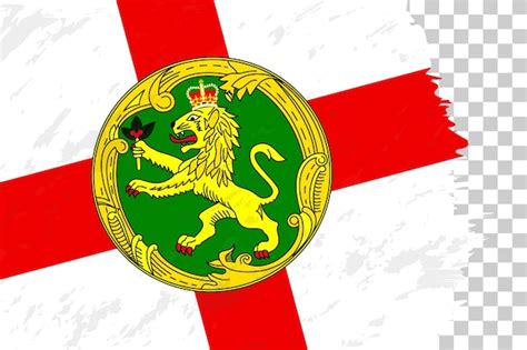 Premium Vector Horizontal Abstract Grunge Brushed Flag Of Alderney On