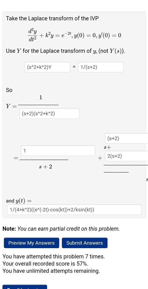 Solved Take The Laplace Transform Of The IVP Chegg