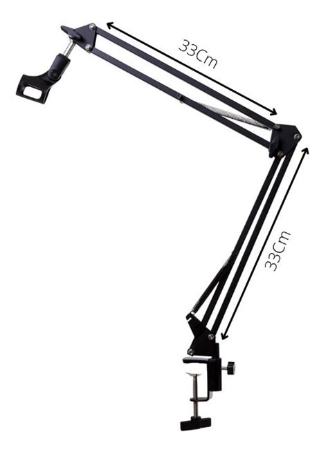 Braço Articulado Suporte De Microfone Mesa Profissional GU EGOS