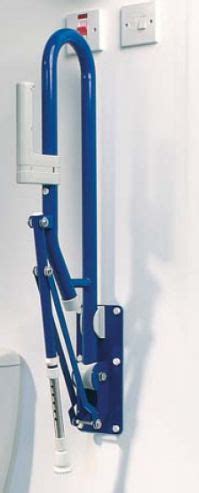 AKW INTERNATIONAL Barre appui rabattable double avec pied réglable D