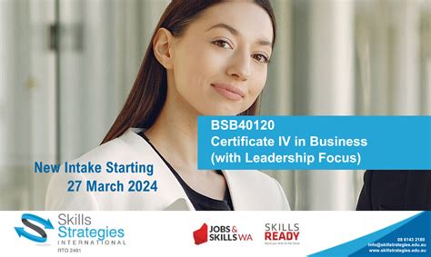 BSB40120 Certificate IV In Business Leadership