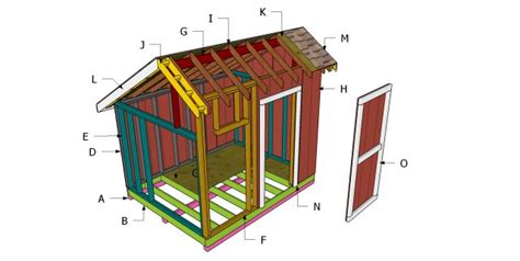 X Saltbox Shed Roof Free Diy Plans Myoutdoorplans
