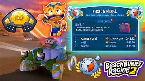 Fiesta Flight St Place Screamin Jack El Zipo Beach Buggy