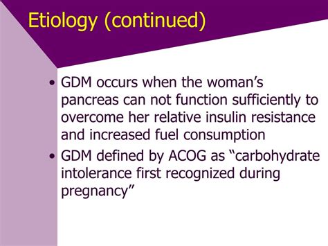 PPT Gestational Diabetes GDM Dr Z Allameh MD PowerPoint