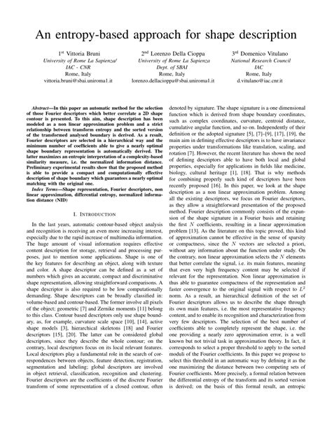 pdf an entropy based approach for shape description
