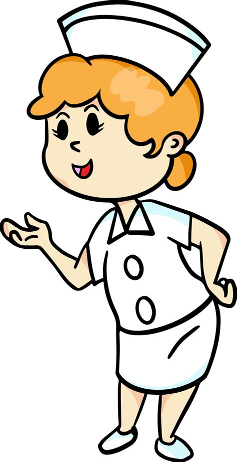 el estilo de dibujos animados de enfermera para el concepto médico o de