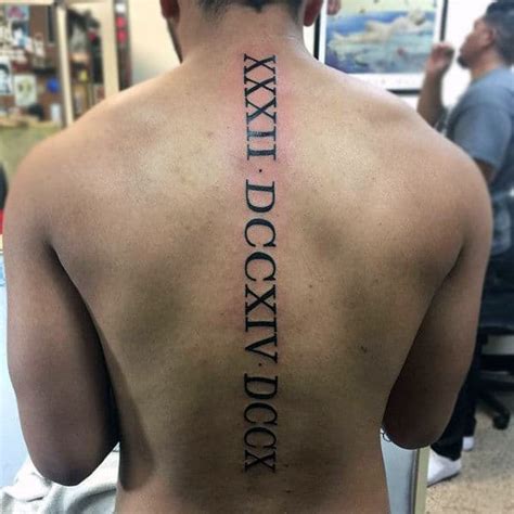 75 Spine Tattoos For Men Masculine Ink Design Ideas