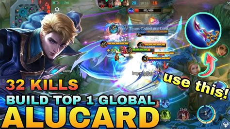32 KILLS 2 Maniac NEW ALUCARD 1 HIT BUILD 2023 Please Try Build