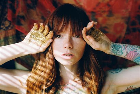 Freckles Redhead Open Mouth Tattoo Model Hattie Watson Women Looking Away Hd Wallpaper