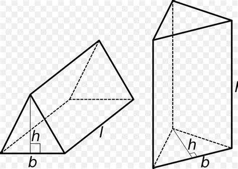 triangular prism triangle surface area cuboid png 1280x910px triangular prism area black