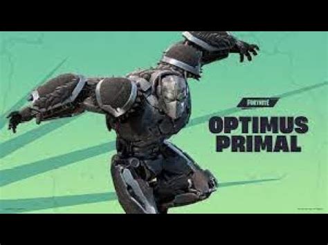 New Optimus Primal Bundle Fortnite Item Shop Youtube