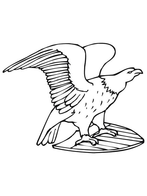 Dibujos De Guila Calva De Estados Unidos Para Colorear Para Colorear