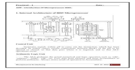 1 internal architecture of 8085 microprocessor · pdf fileinternal architecture of 8085