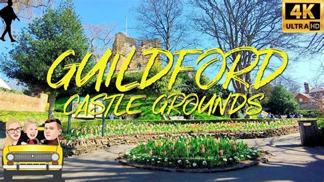 Guildford Castle Grounds Walking Tour DJI Pocket 2 YouTube