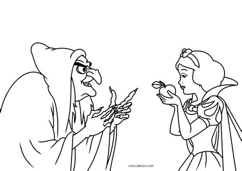 Dibujos de Blanca Nieves para colorear Páginas para imprimir gratis