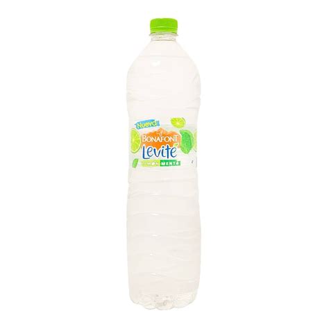 Agua Bonafont Levité sabor limón menta 1 5 l Walmart