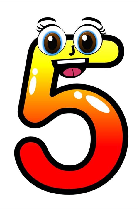 Number 6 Clip Art With Face Cute Clip Arts For Modules And Activity