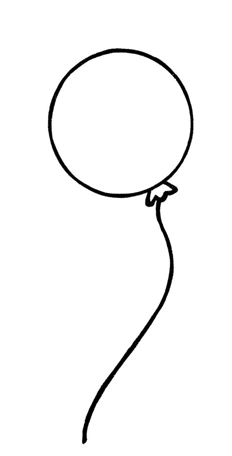 Balloon Drawing Easy Steps The Graphics Fairy