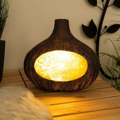 Lampe solaire décoration de jardin pour décoration de table extérieure