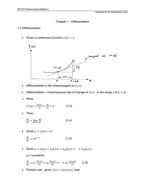 chapter 1 1 3 differentiation pdf derivative differential calculus