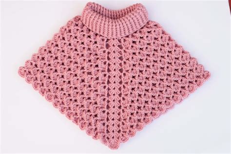 Crochet Turtleneck Poncho In All Sizes Crochet Ideas