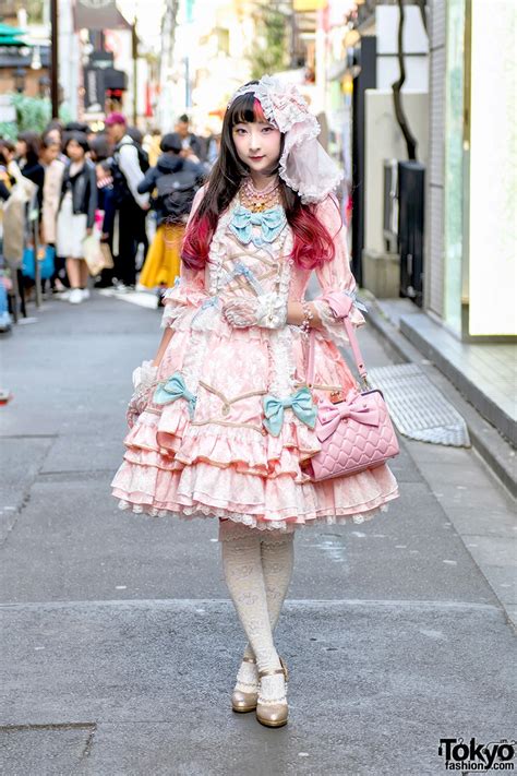 RinRin Doll In Angelic Pretty Lolita Fashion On The Street In Harajuku