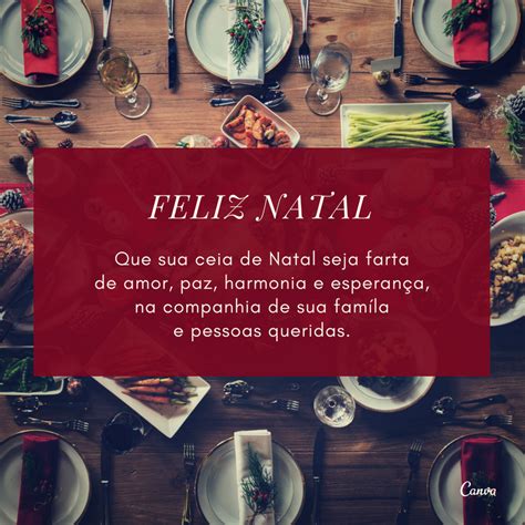 Mensagem De Feliz Natal Lindas Frases E Imagens Canva