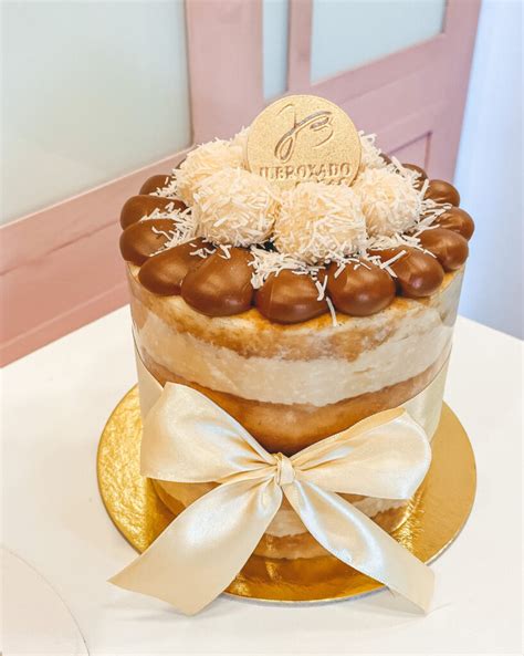 Bolo Naked Cake Beijinho Ju Broxado Cakes