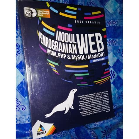 jual modul pemrograman web html php dan mysql maria db buku ori indonesia shopee indonesia