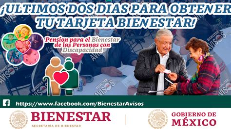 Pensi N Bienestar Solo Quedan Dos D As Realiza Tu Cambio A