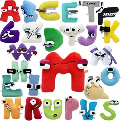Benolls Alphabet Lore Plush Toys A Z Letters Alphabet Lore Educational