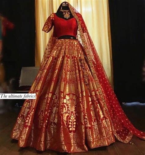 Red Sabyasachi Designer Lehenga Choli With High Quality Etsy Bridal