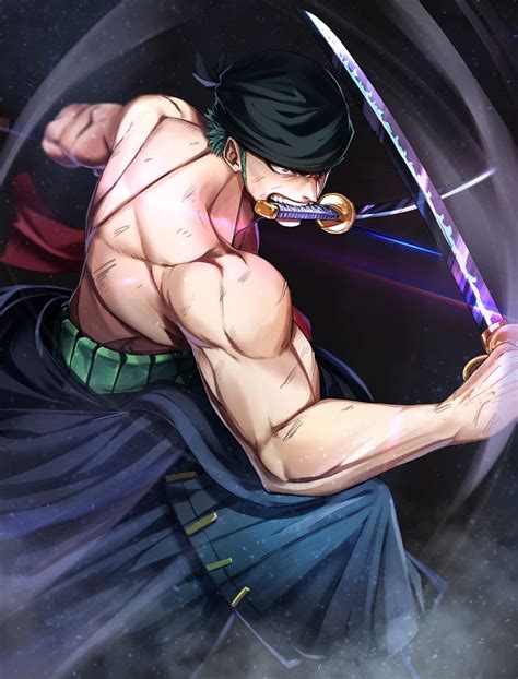 Roronoa Zoro One Piece Drawn By Sumutemu Danbooru