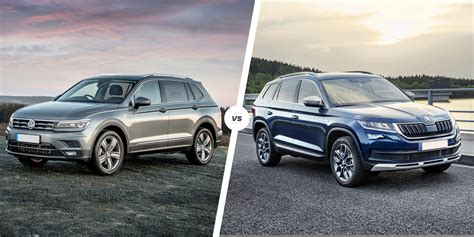 Skoda Kodiaq Vs Volkswagen Tiguan Allspace Which Is Best Carwow