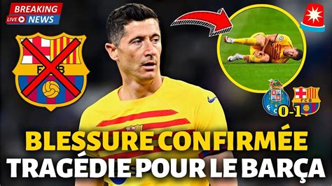 URGENT BARCELONE CONFIRMÉ UN COUP DUR LES FANS PLEURENT BAD
